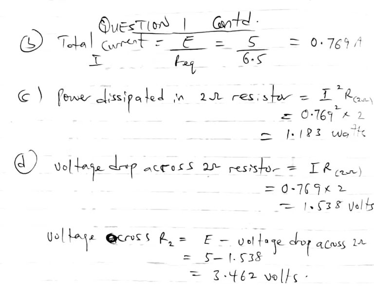 WAEC 2024 BASIC ELECTRICITY ANSWERS – Examaccess
